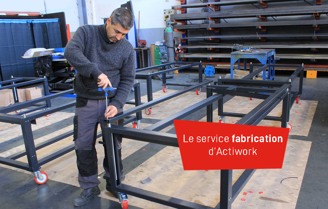 Le service fabrication d’Actiwork
